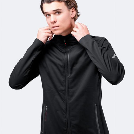 Zhik Mens 3 Layer Softshell Jacket (JKT-0060-M-BLK-SSS JKT-0060-M-BLK ...
