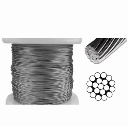 Ronstan 7x7 Wire Rope 316 Stainless Steel Cable, 305m (RFWR677-03M ...