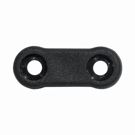 Ronstan Toe Strap Plate - 38mm Black (RFPNP69A) | Boat Warehouse Australia