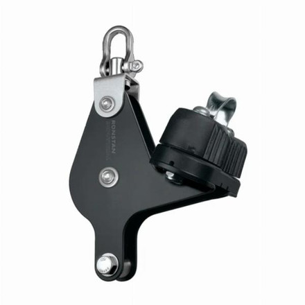 Ronstan Series 60 Single Industrial Pulley Block with Becket and Cleat ...
