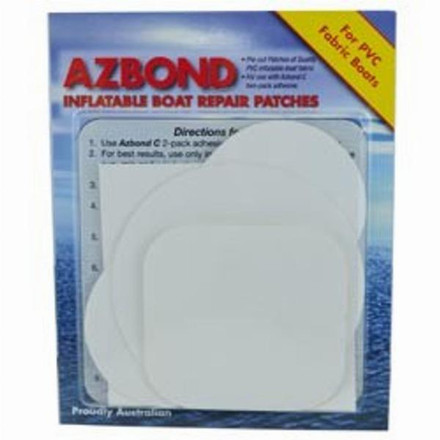 AZBOND Inflatable Boat Repair Patches - PVC (PKPW01) | Boat Warehouse ...