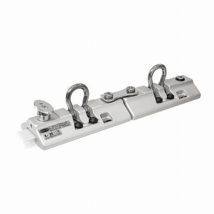 Ronstan Series 22 Safety Rail Tandem Car with Plunger Stop - Silver ...