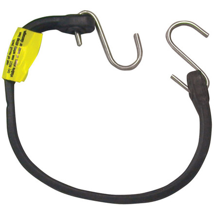 Black Rubber Cargo Straps With 'S' Hooks | Boat Warehouse