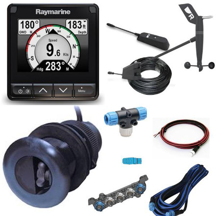 Raymarine i70s System - RSW Wired Wind & DST Transducers (T70607 ...