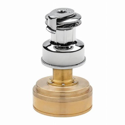 Andersen 34ST Full Stainless Self-Tailing Winch with Compact Below Deck ...