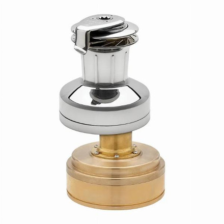 Andersen 46ST Full Stainless Self-Tailing Winch with Compact Below Deck ...