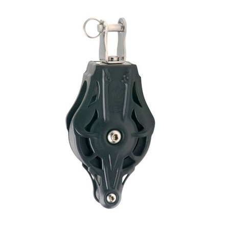 Wichard Single Plain Bearing Block 55mm Sheave with Swivel, Clevis ...