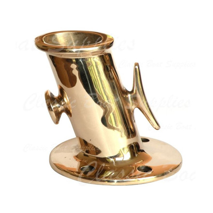 Davey Bronze Flag Pole Socket - Button & Cleat