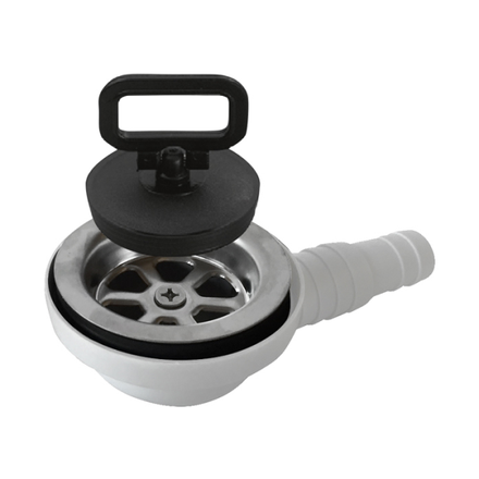 RWB Marine Stainless Steel Sinks - Plug & Waste - 90 Degree Elbow ...