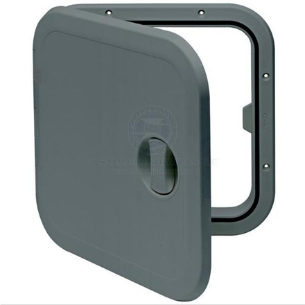 CAN-SB Marine Plastics Plastic Hatch with Removable Hinge - Grey, 373mm ...