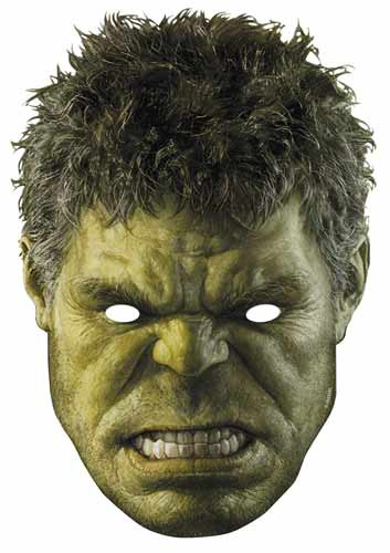 The Hulk Avengers Age of Ultron Card Face Mask | Available now at ...