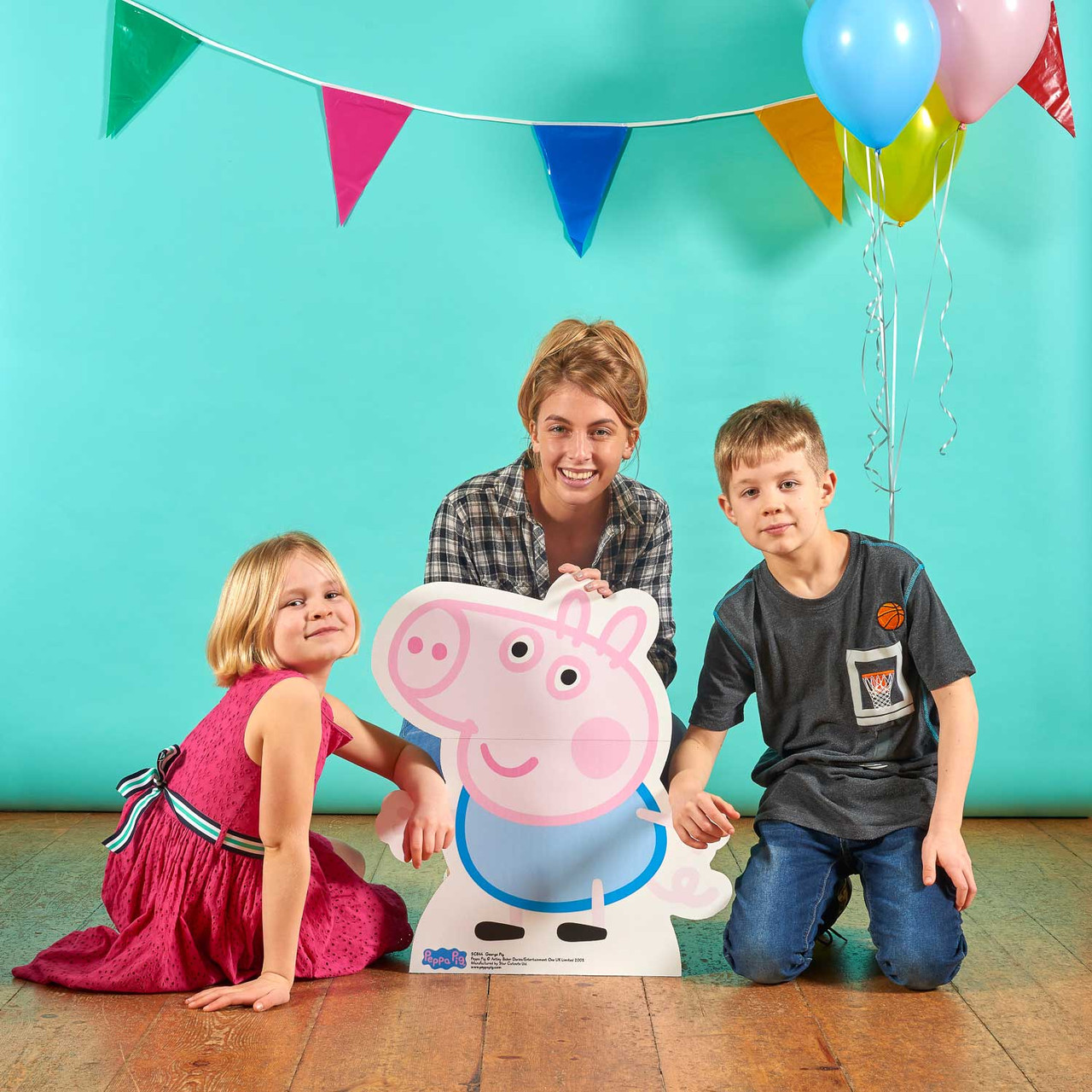 Lifesize Cardboard Cutout of George Pig From Peppa Pig buy cutouts ...
