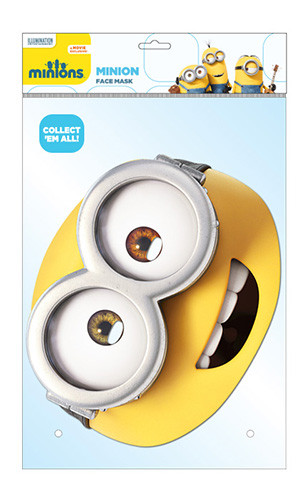 Minion Kevin Official Minions Card Party Face Mask. In Stock Now with ...