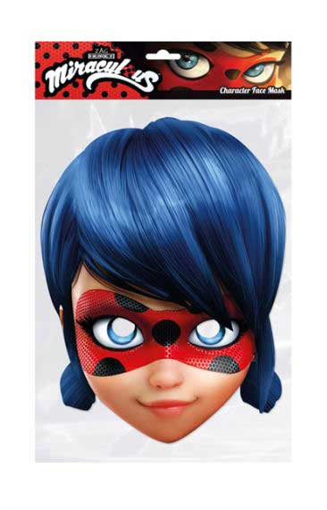 Cat Noir from Miraculous Single 2D Card Party Face Mask