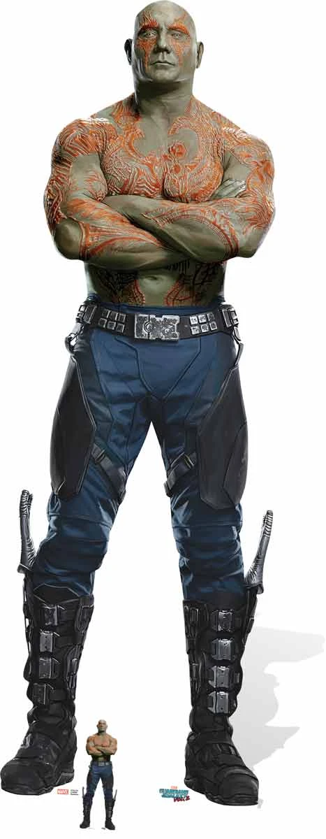 Drax The Destroyer Guardians of The Galaxy Vol. 2 Cardboard Cutout ...