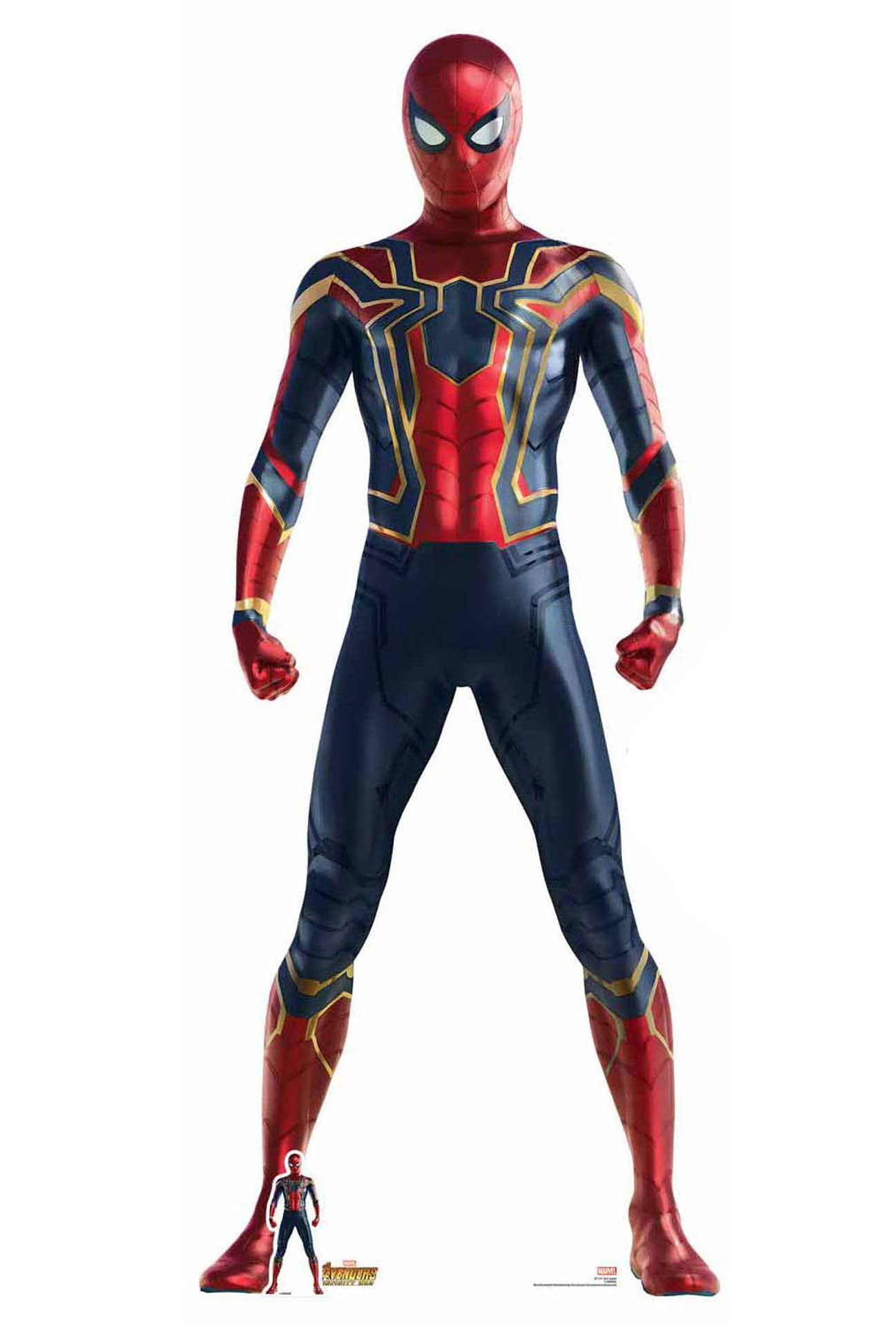 Spider Man Iron Spider Suit Avengers Infinity War Lifesize Cardboard Cutout spider-man-iron-spider-suit-avengers-infinity-war-lifesize-cardboard-cutout