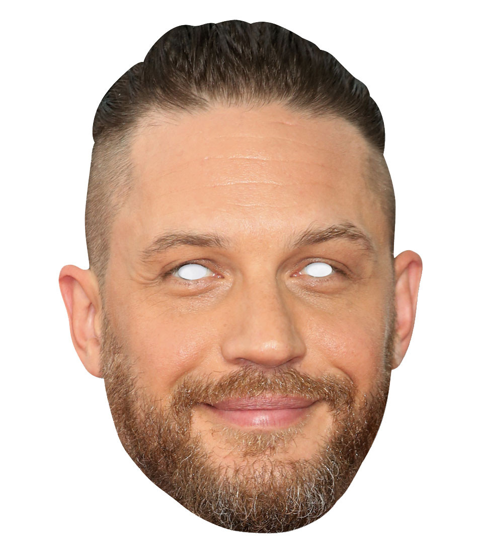 Tom Hardy 2D Single Card Party Face Mask
