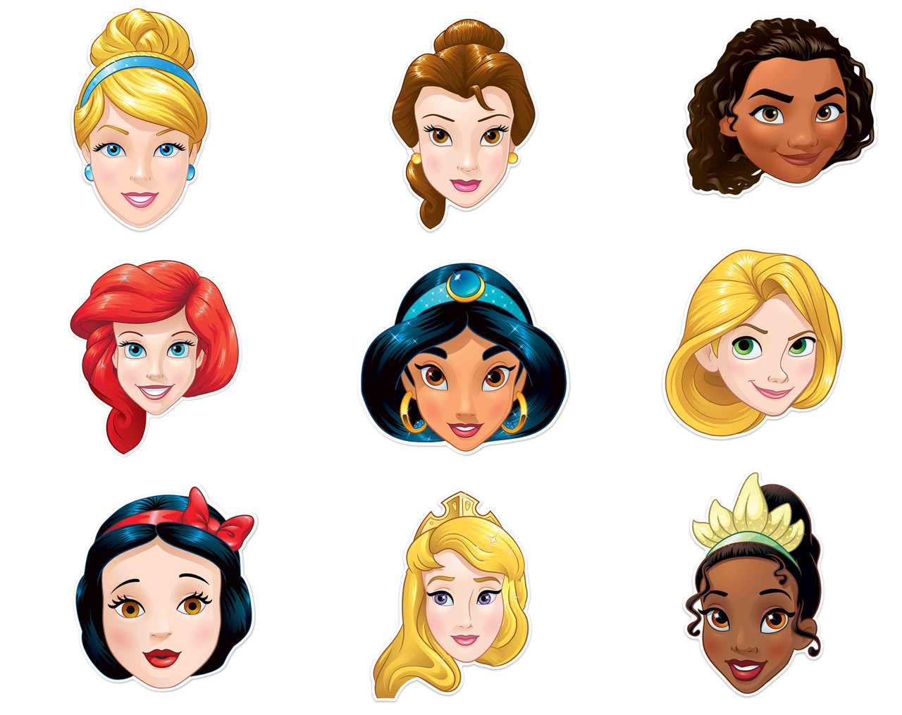 Party Masks - Kids Character Masks - Disney - Disney Princess ...