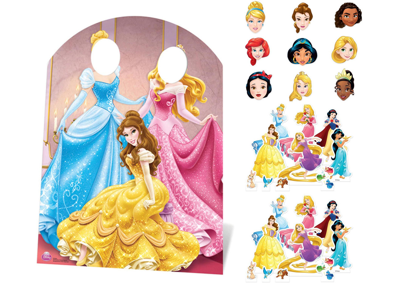 Disney Princess Official Lifesize Cardboard Cutouts - Set of 6