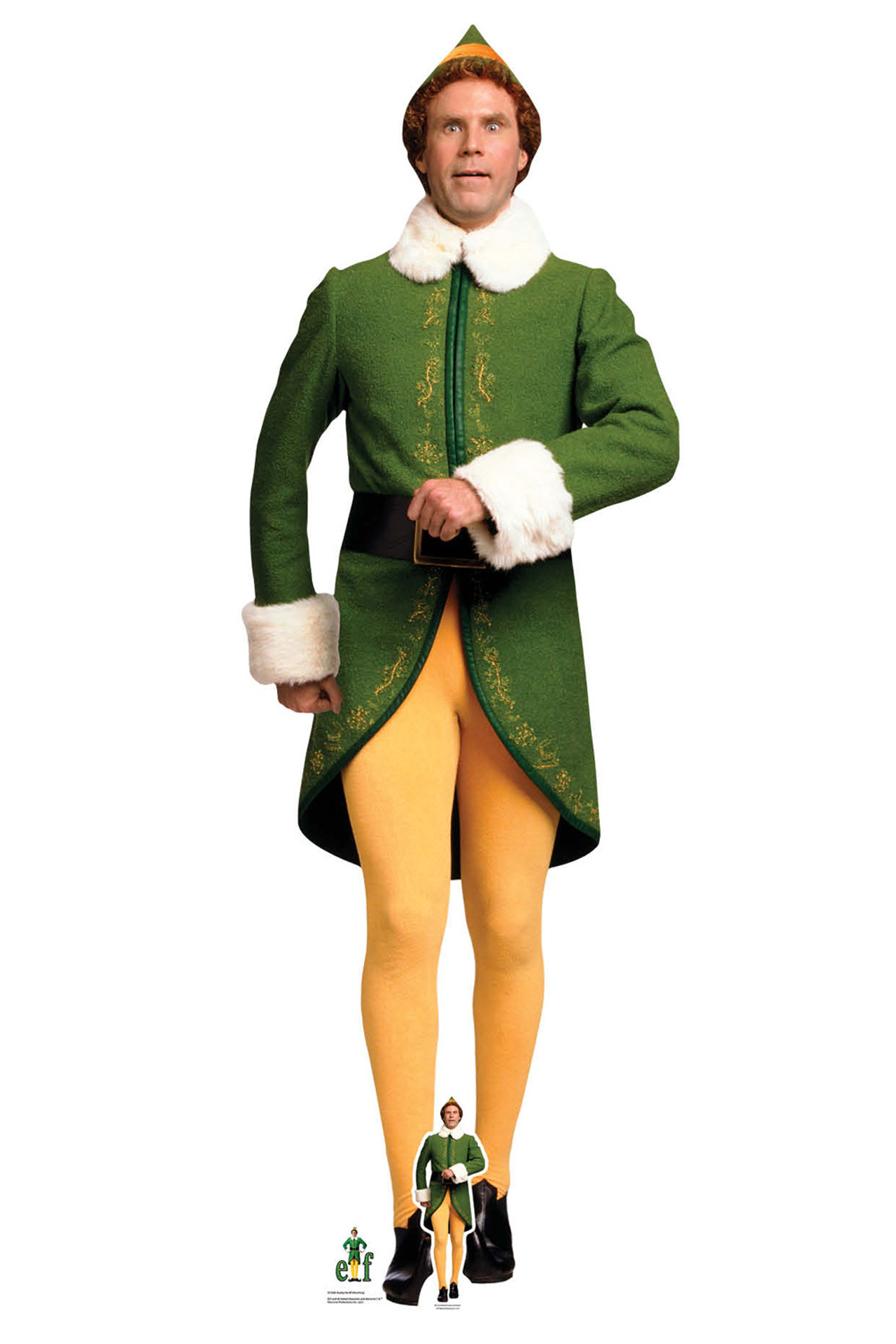 Buddy The Elf from Elf Hands on Hips Lifesize Cardboard Cutout