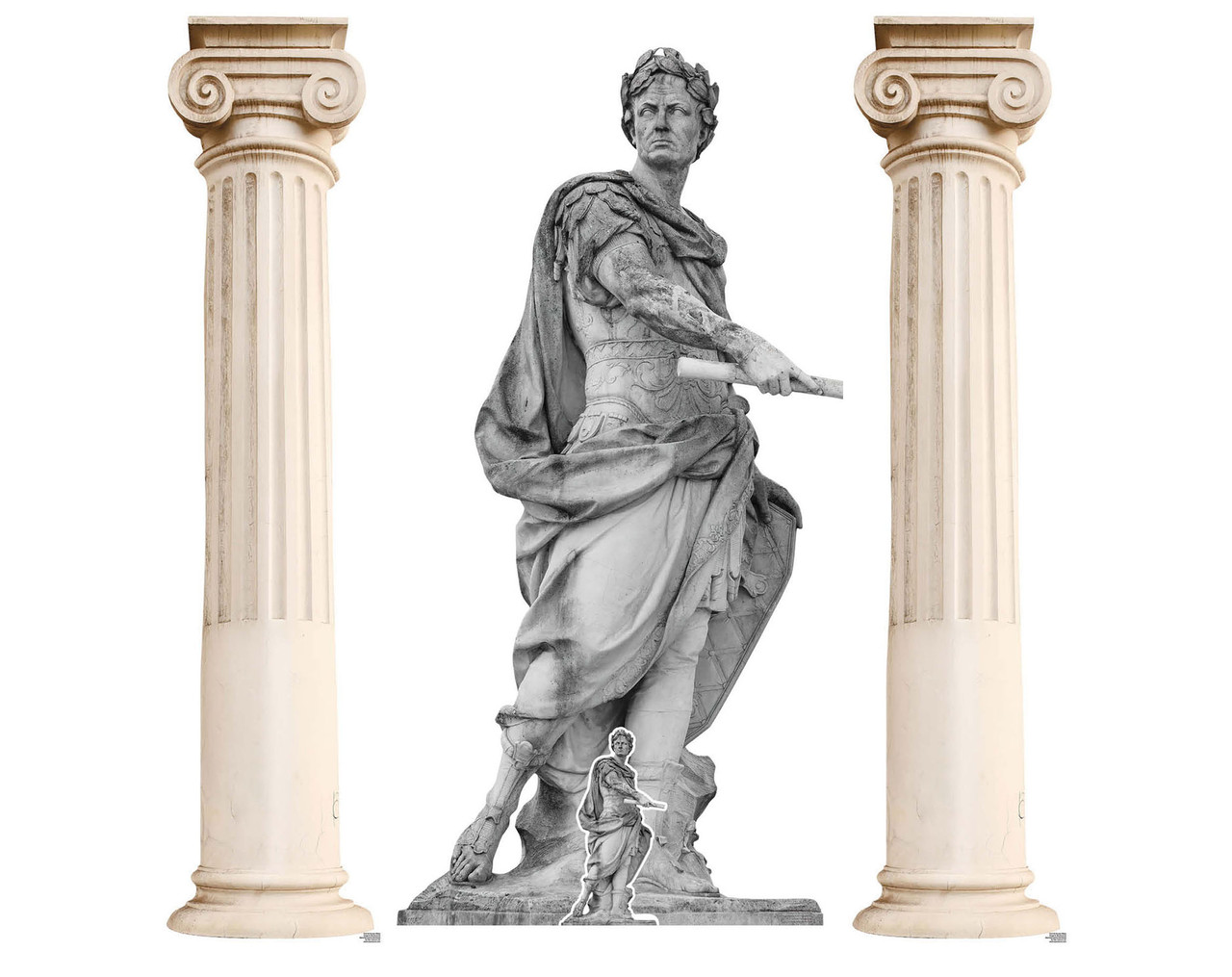 Julius Caesar Cardboard Cutout Lifesize Roman Statue Standee / Standup