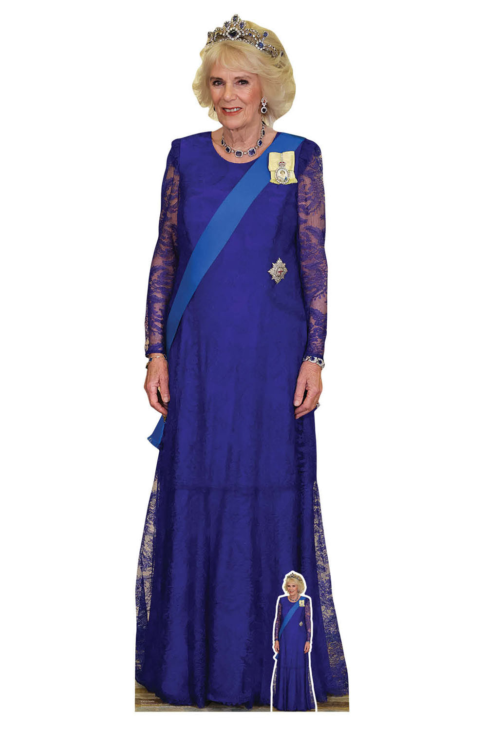 Camilla Queen Consort with Crown Lifesize Cardboard Cutout / Standee ...