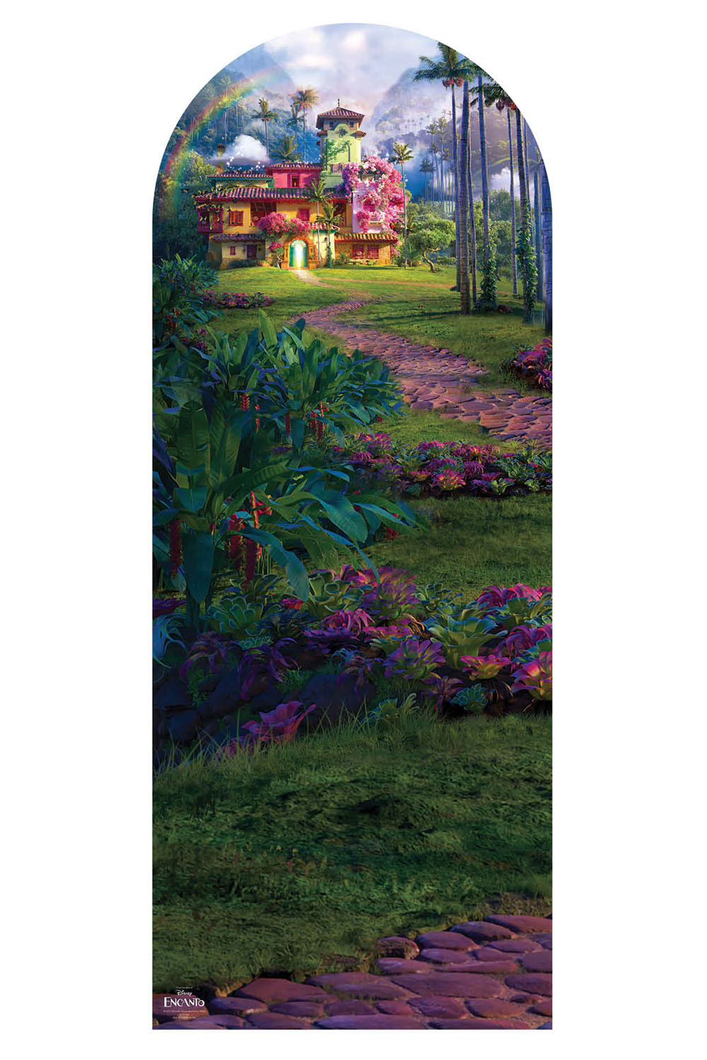 The Encanto House Cardboard Backdrop Official Disney Standee Scene
