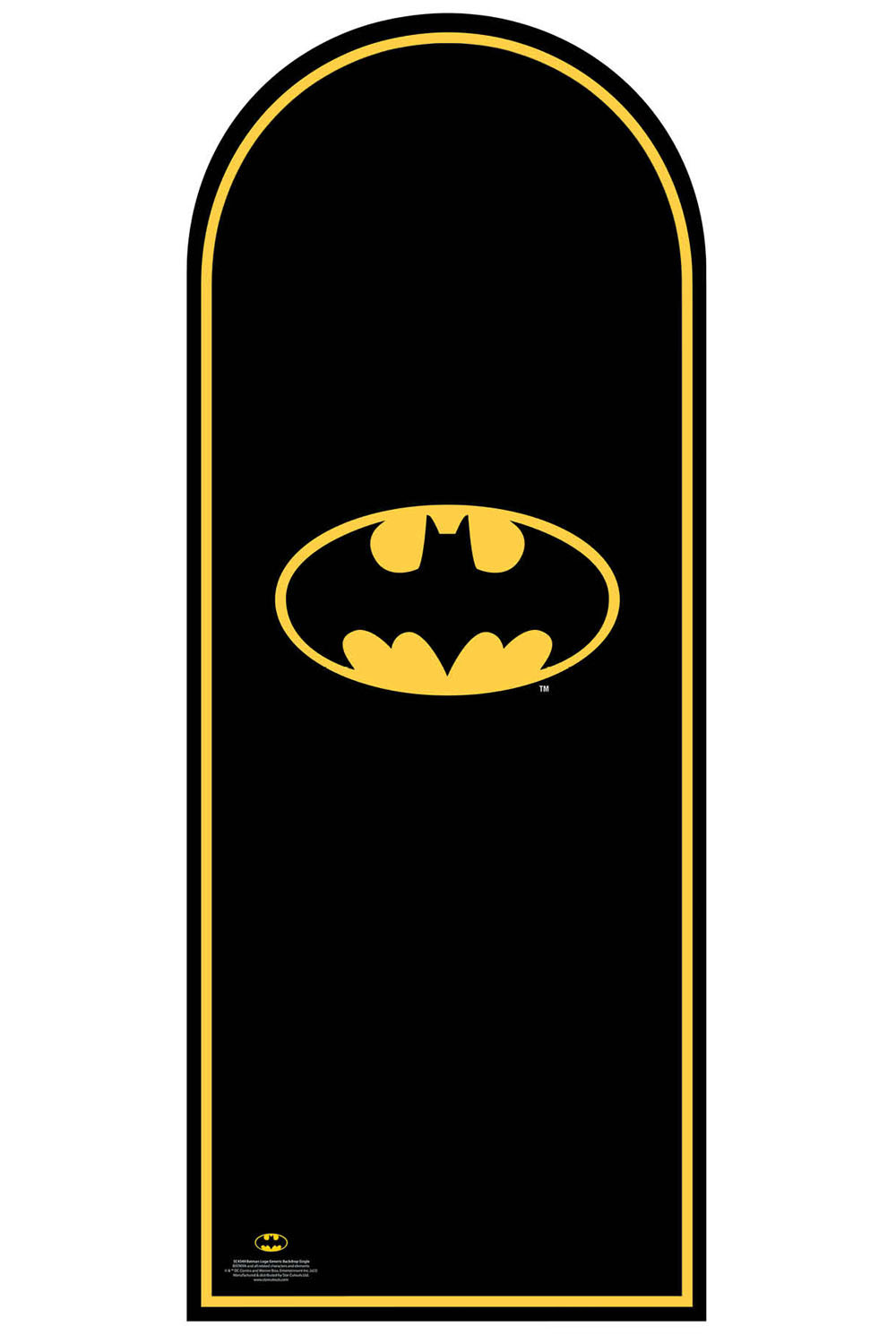 Batman Logo Cardboard Backdrop Standee Scene Batman Logo Cardboard Backdrop Standee Scene