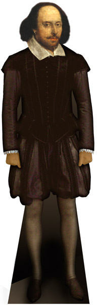 Lifesize Cardboard Cutout of William Shakespeare (SS200200N) buy ...