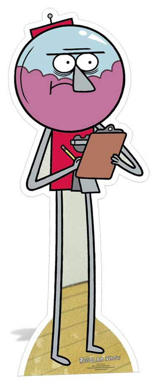 Benson The Gumball Machine Regular Show Lifesize Card