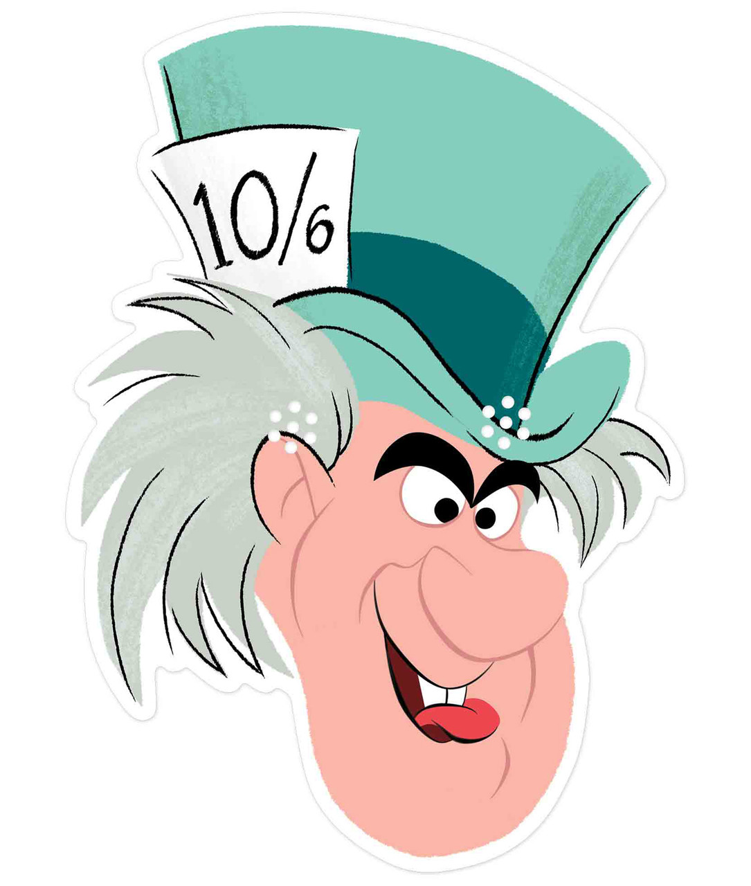 Mad Hatter From Alice In Wonderland Official Disney Size 2D Card Party Mask mad-hatter-from-alice-in-wonderland-official-disney-size-2d-card-party-mask