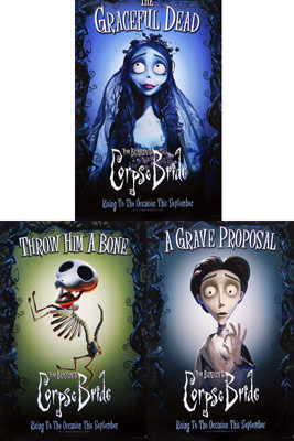 CORPSE BRIDE (Single-sided Set of 3 Character posters) POSTER buy movie ...