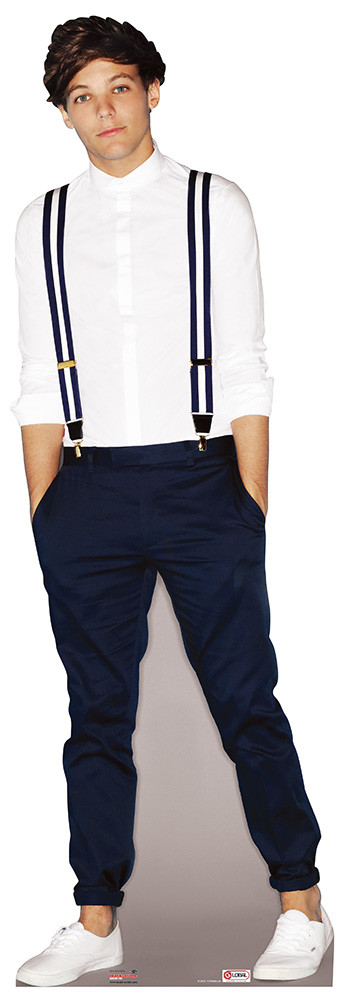 Lifesize Cardboard Cutout of Louis Tomlinson From One Direction 1D buy ...