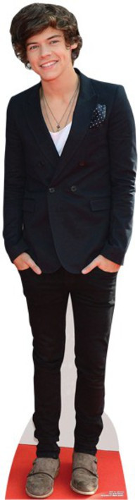 Lifesize Cardboard Cutout of Harry Styles buy cutouts & standees at ...