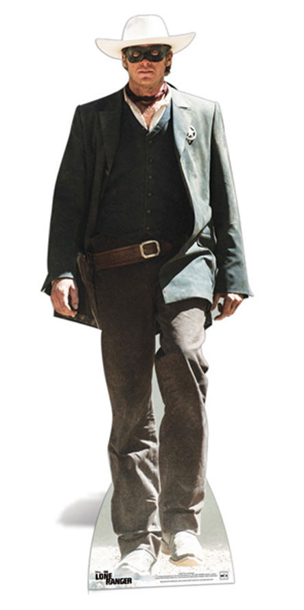 Lifesize Cardboard Cutout of The Lone Ranger (Armie Hammer) buy cutouts ...