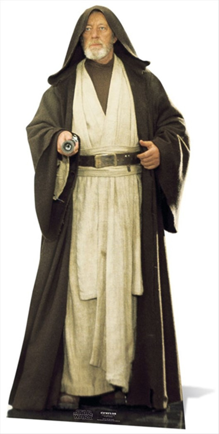 Obi-Wan Kenobi Alec Guinness from Star Wars Lifesize Cardboard Cutout ...