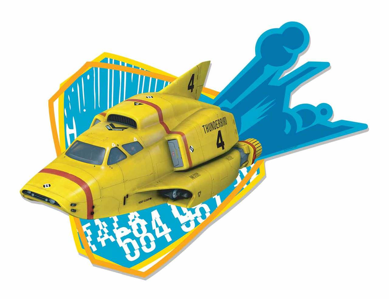 Thunderbird 4 Underwater Rescue Submarine Wall Mounted Cardboard Cutout ...