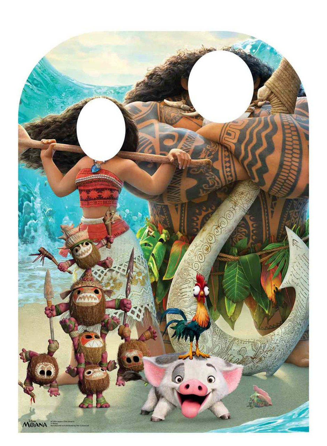 Moana Child Size Stand -in Official Disney Cardboard Cutout / Standee
