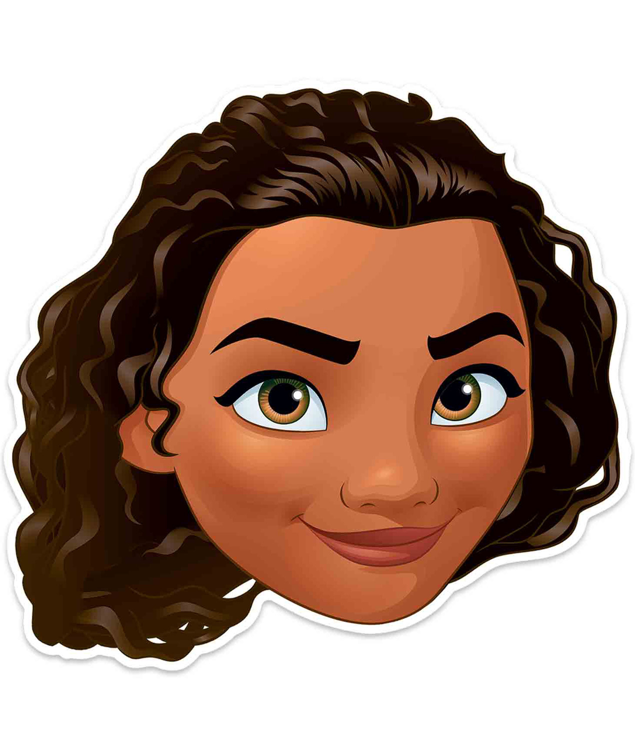 Moana Official Disney Princess Child Size 2D Card Party Mask