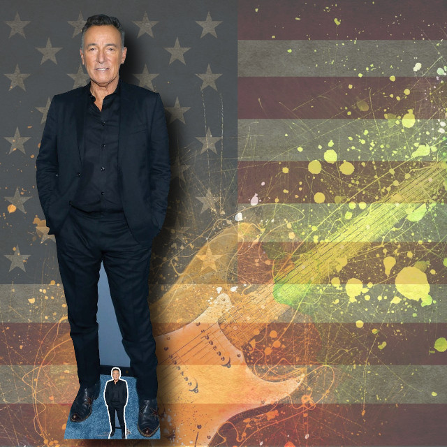 Bruce Springsteen Celebrity Singer Lifesize Cardboard Cutout / Standup ...