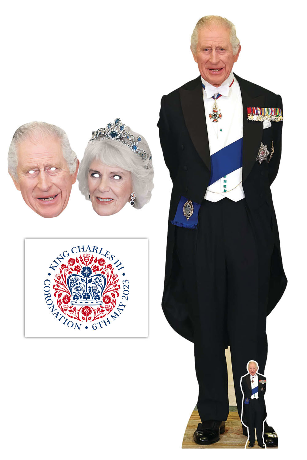 Das Krönungsbronzepaket für König Karl III. enthält einen lebensgroßen ...