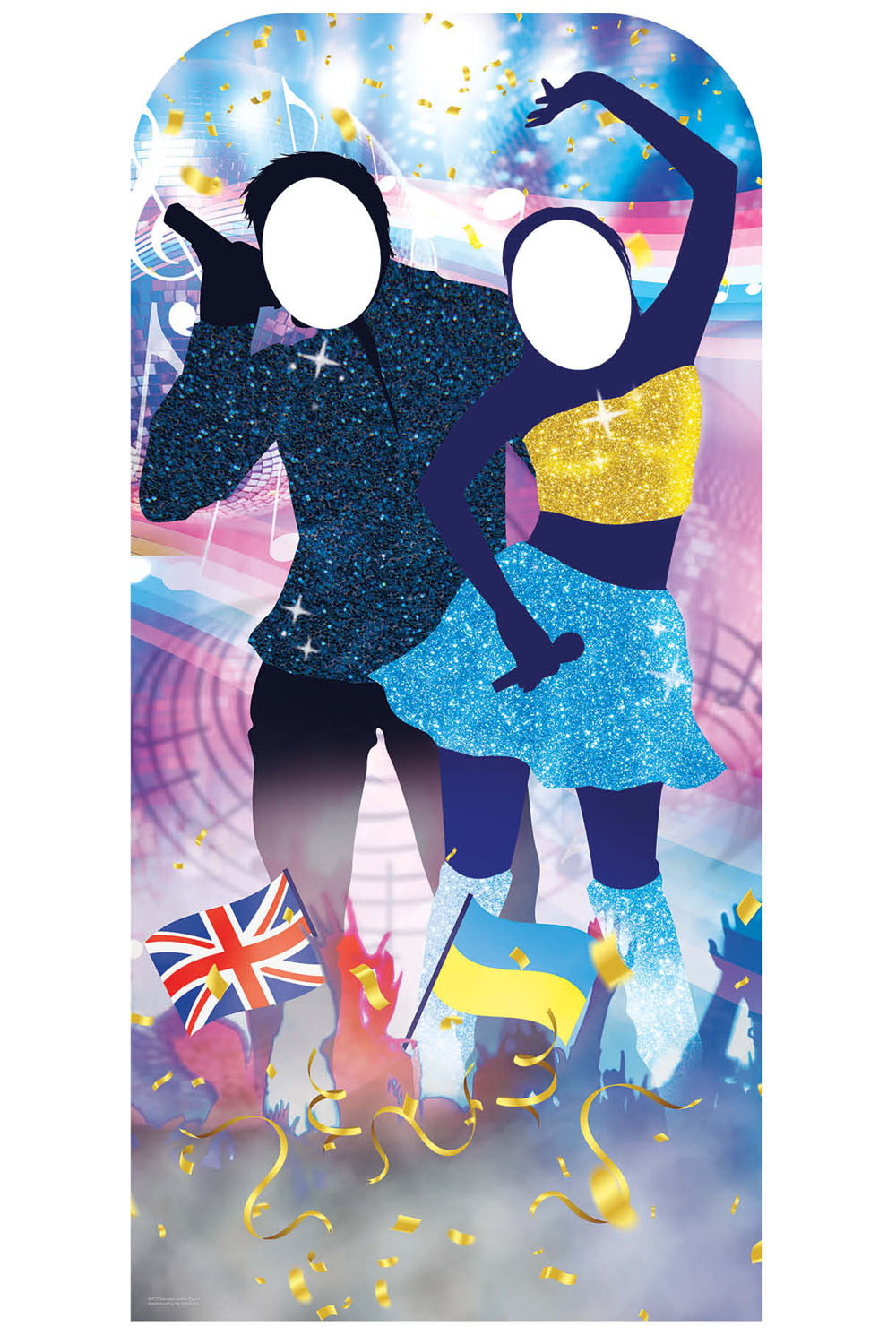 Song Contest Party Lifesize Cardboard Stand In / Standee / Standup