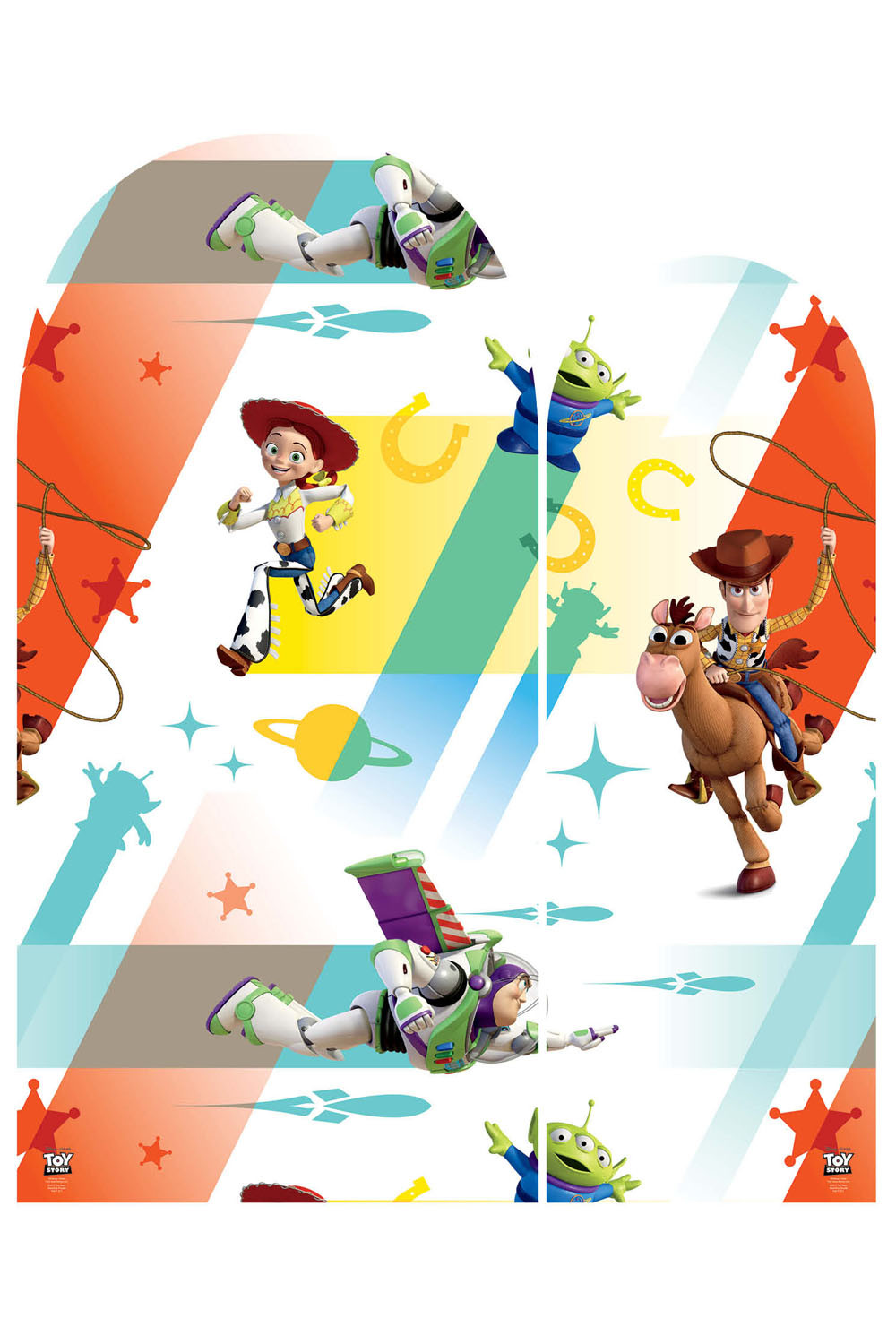 Toy Story Cardboard Double Backdrop Official Disney Standee Scenes