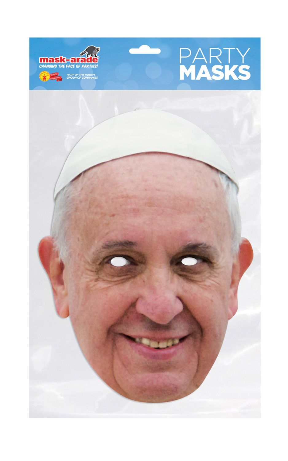The Pope Francis Celebrity Card Party Face Mask