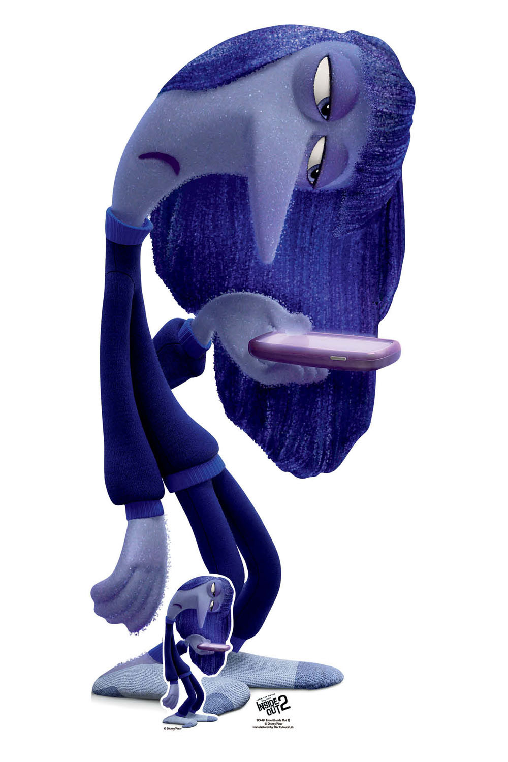 Boredom Ennui from Inside Out 2 Cardboard Cutout Official Disney Standee Boredom Ennui from Inside Out 2 Cardboard Cutout Official Disney Standee