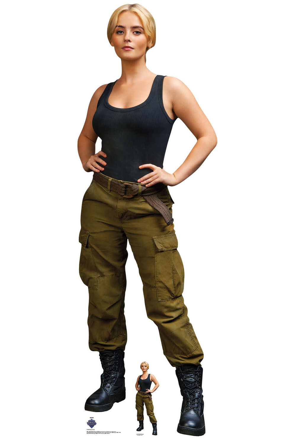 Ruby Sunday Combat Style Lifesize Cardboard Cutout from Doctor Who