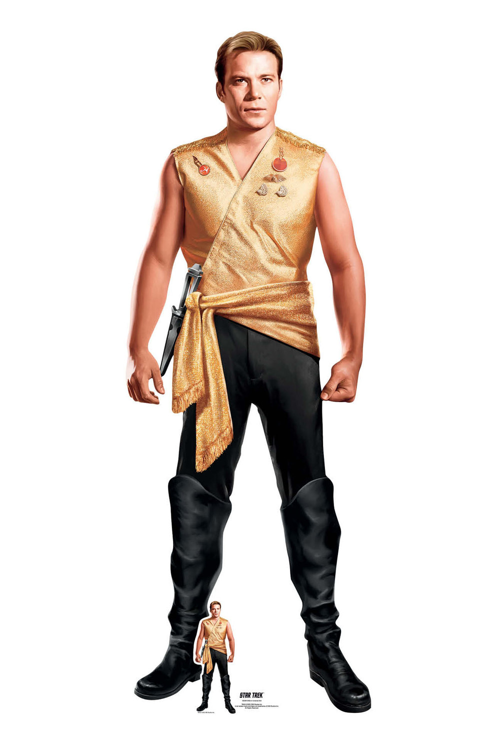 Mirror Universe Captain Kirk from Star Trek Cardboard Cutout Official ...