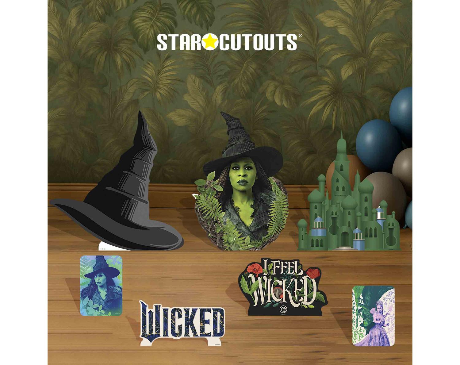 Wicked: For Good Elphaba Cardboard Multi Pack Bundle