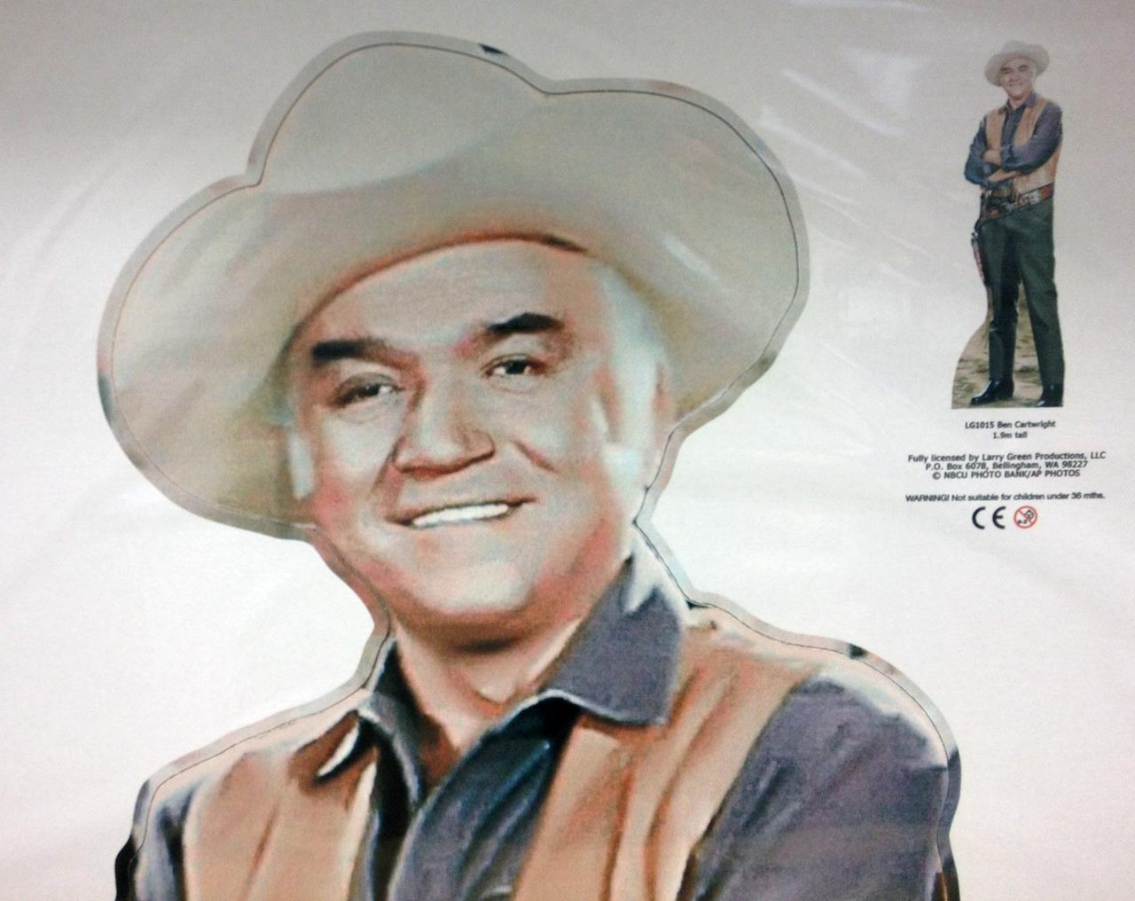 Lorne Green, Ben Cartwright Lifesize Cardboard Cutout. Buy Bonanza ...