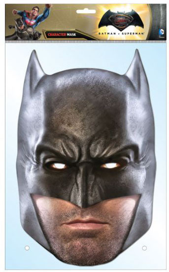 Superman Dawn of Justice Henry Cavill Single Card Party Face Mask. In ...